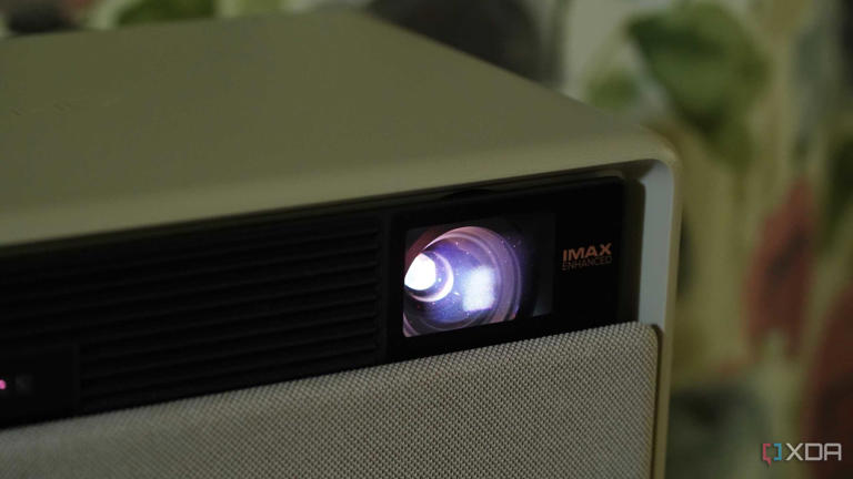 This projector gives me a 120-inch 4K screen for gaming that's cheaper ...