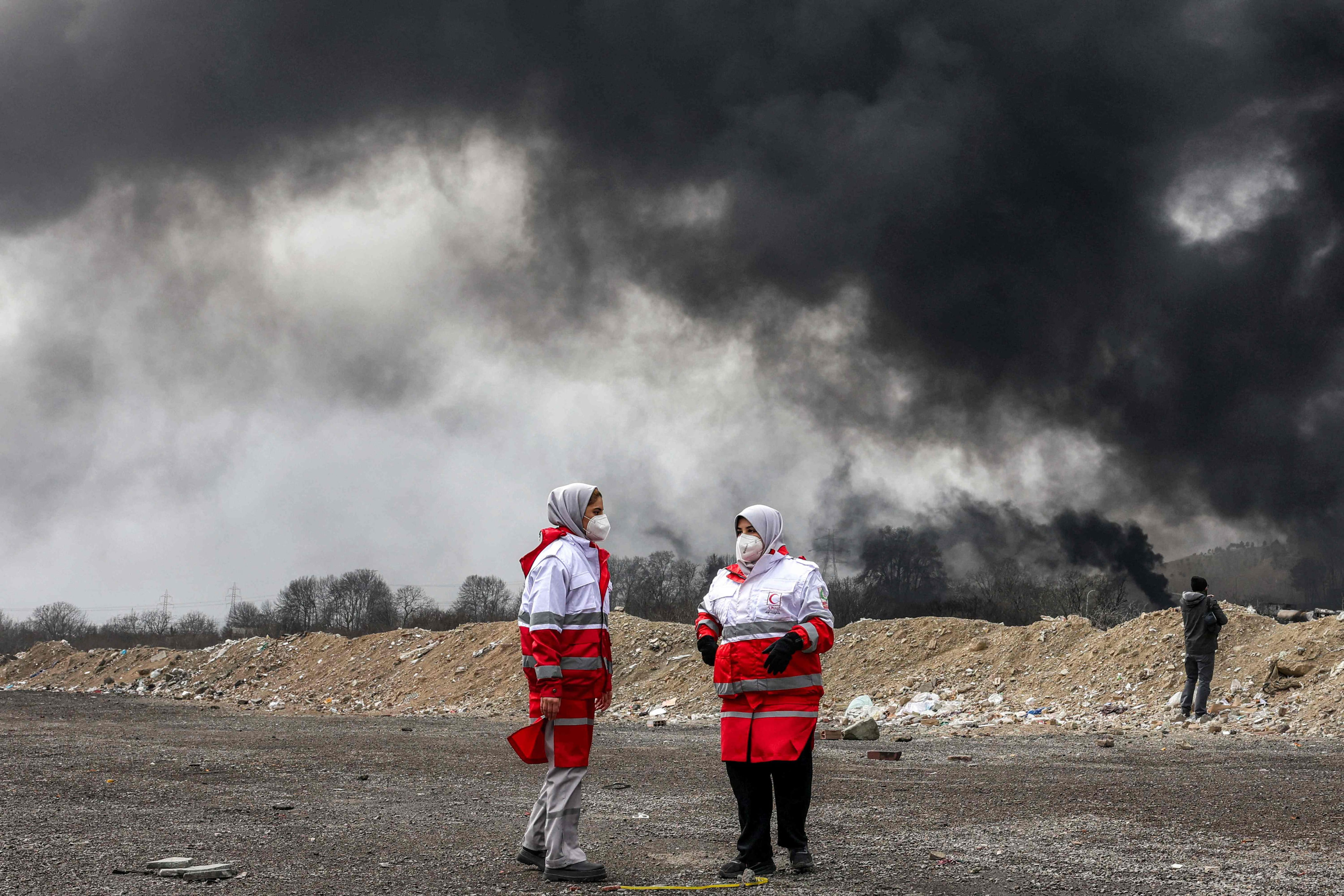 Iran's black rain and toxic smoke raise health concerns