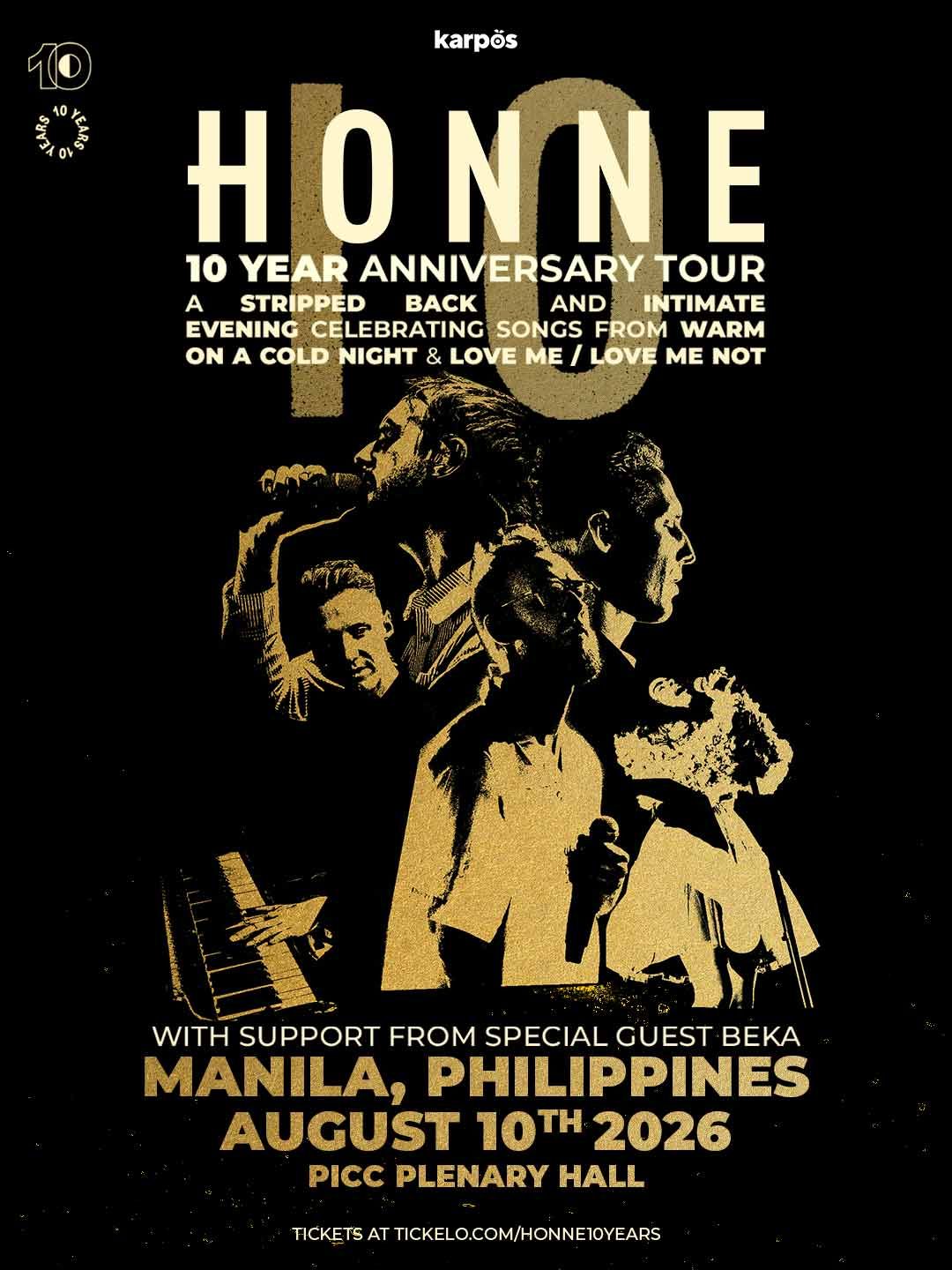 Honne to bring 10th anniversary concert to Manila in August