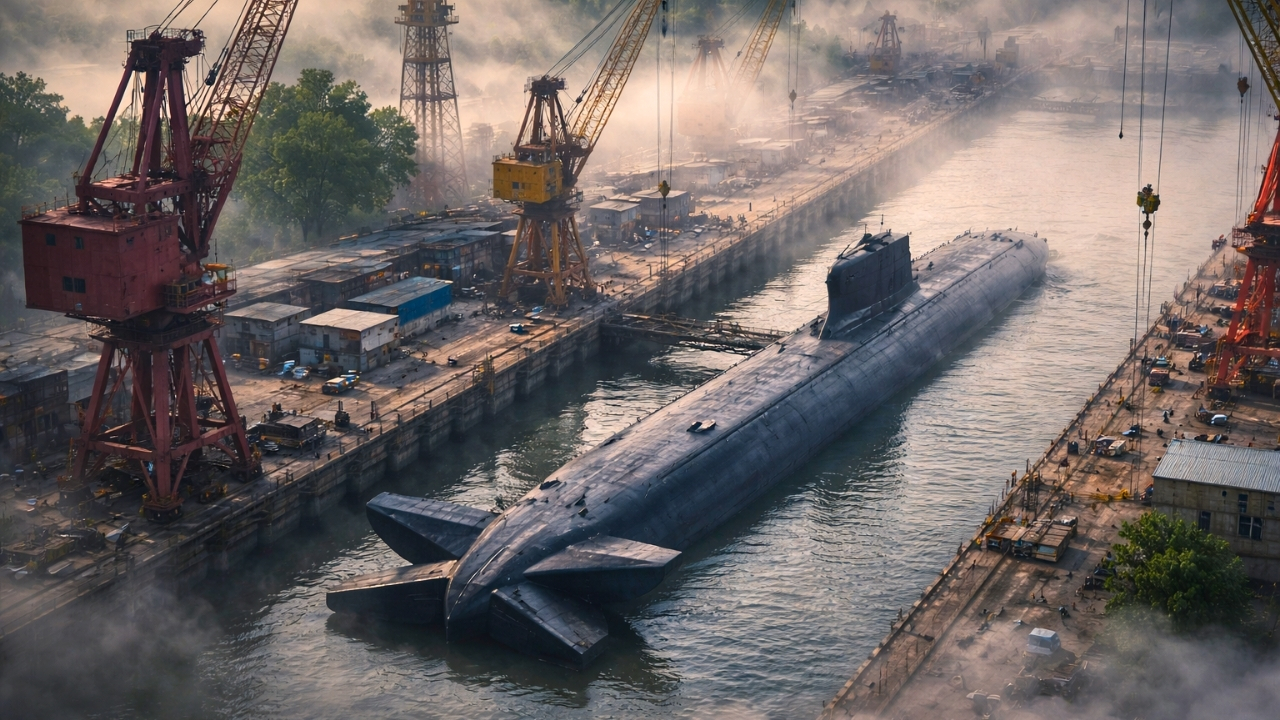 China’s new X stern nuclear submarine appeared in satellite images then ...