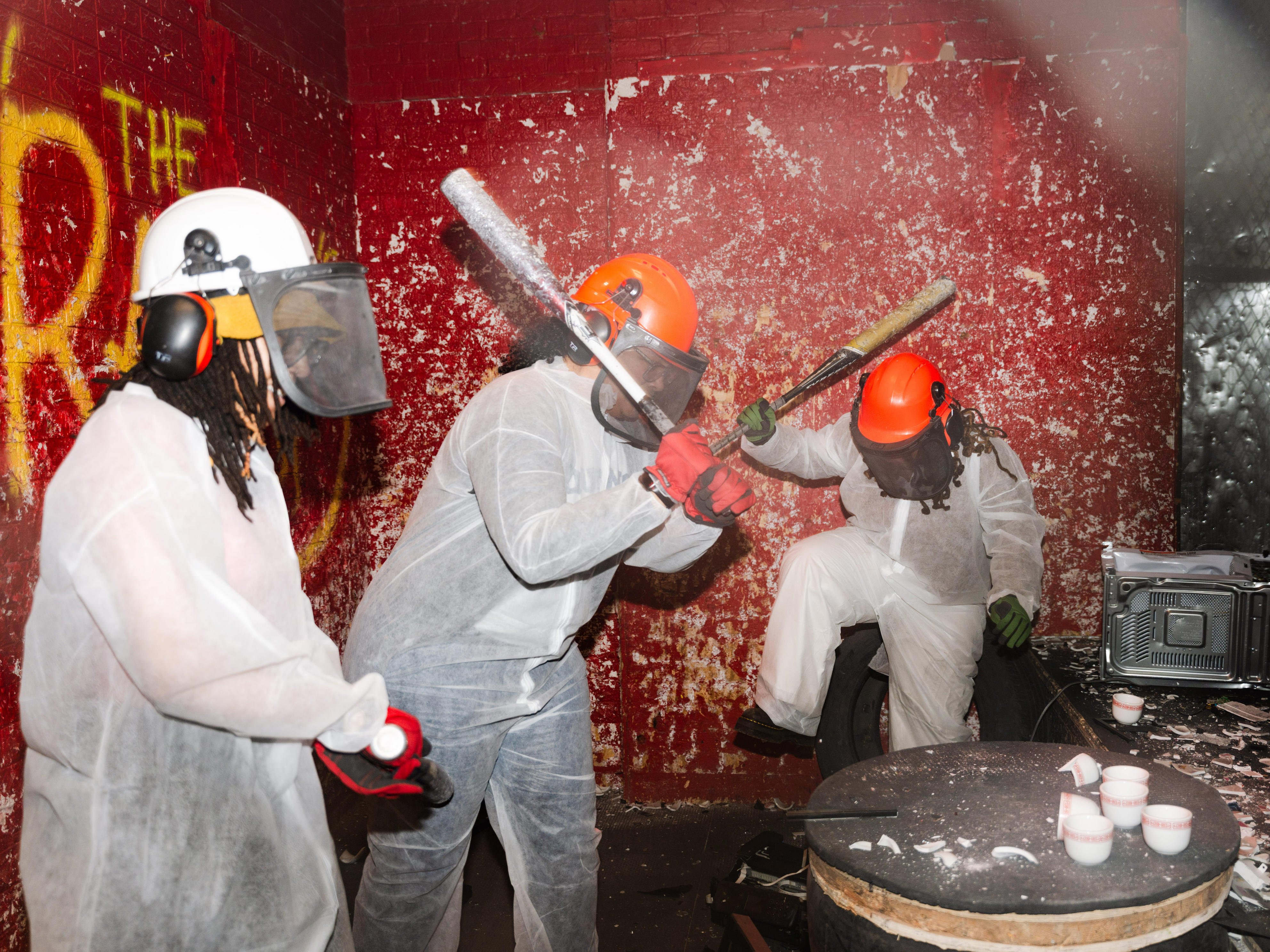 How rage room happy hours became all the rage