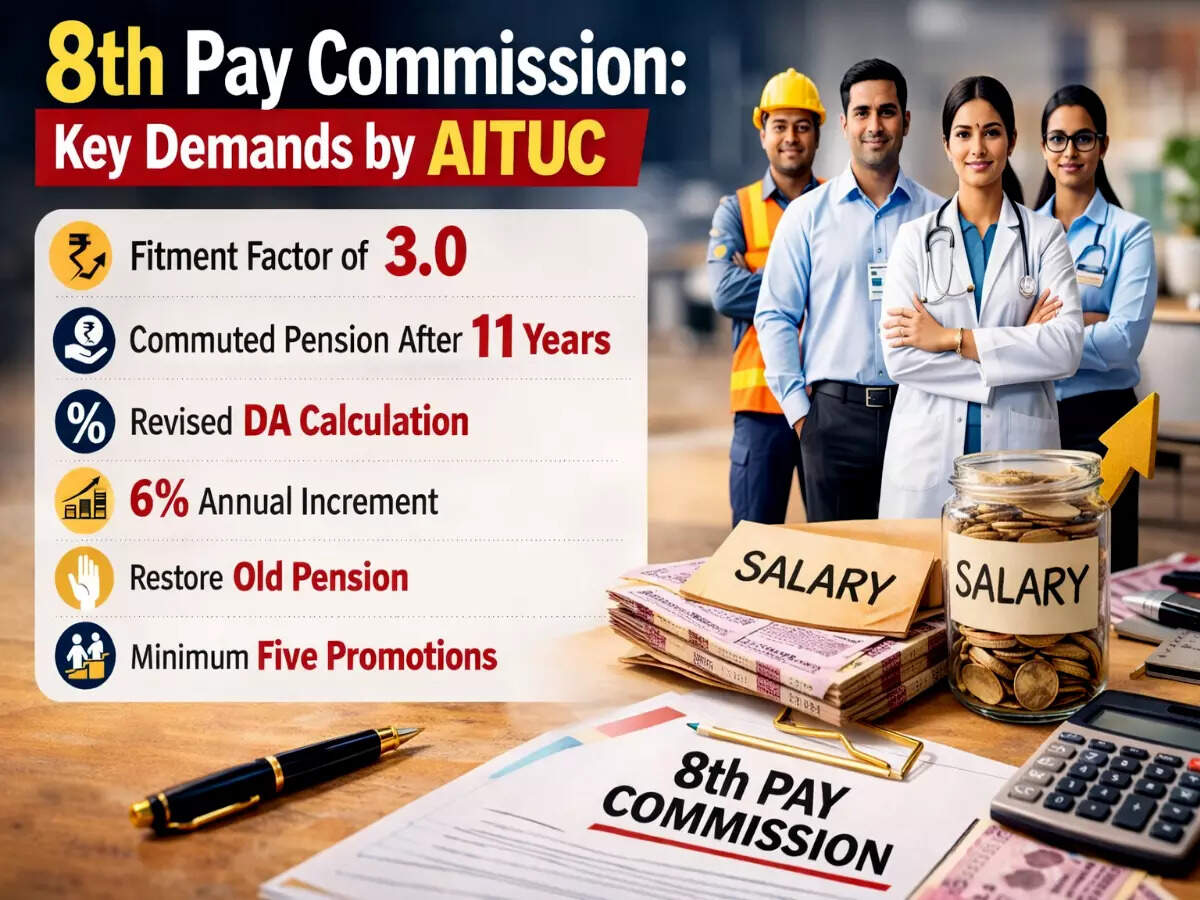 8th Pay Commission demands: Commuted pension after 11 years, fitment ...