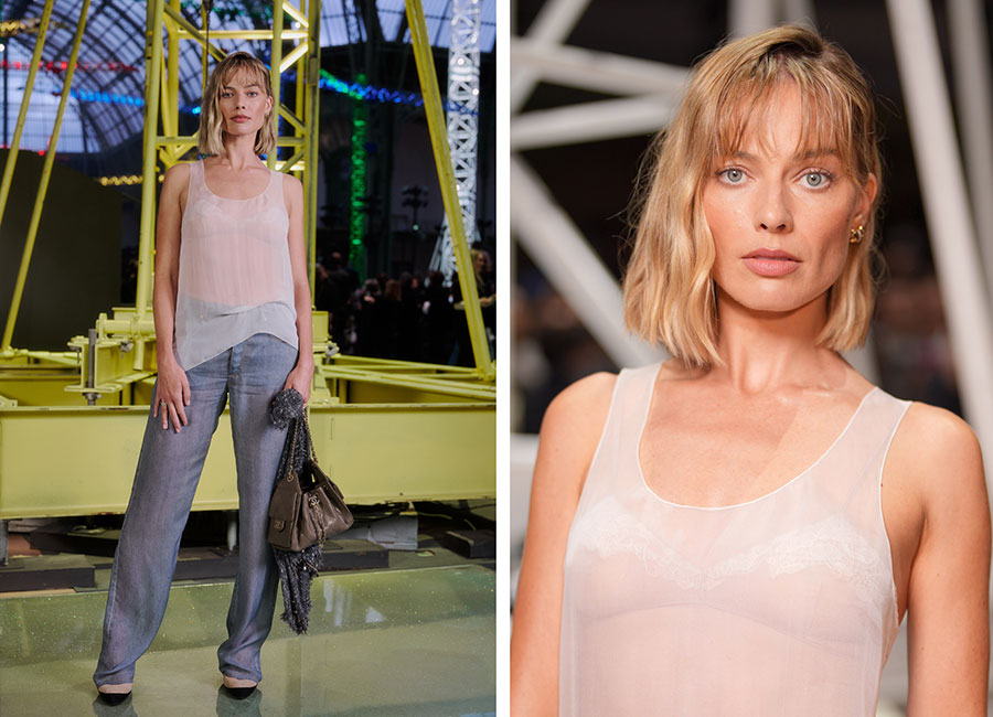 Margot Robbie turns heads at Paris Fashion Week with dramatic new lob