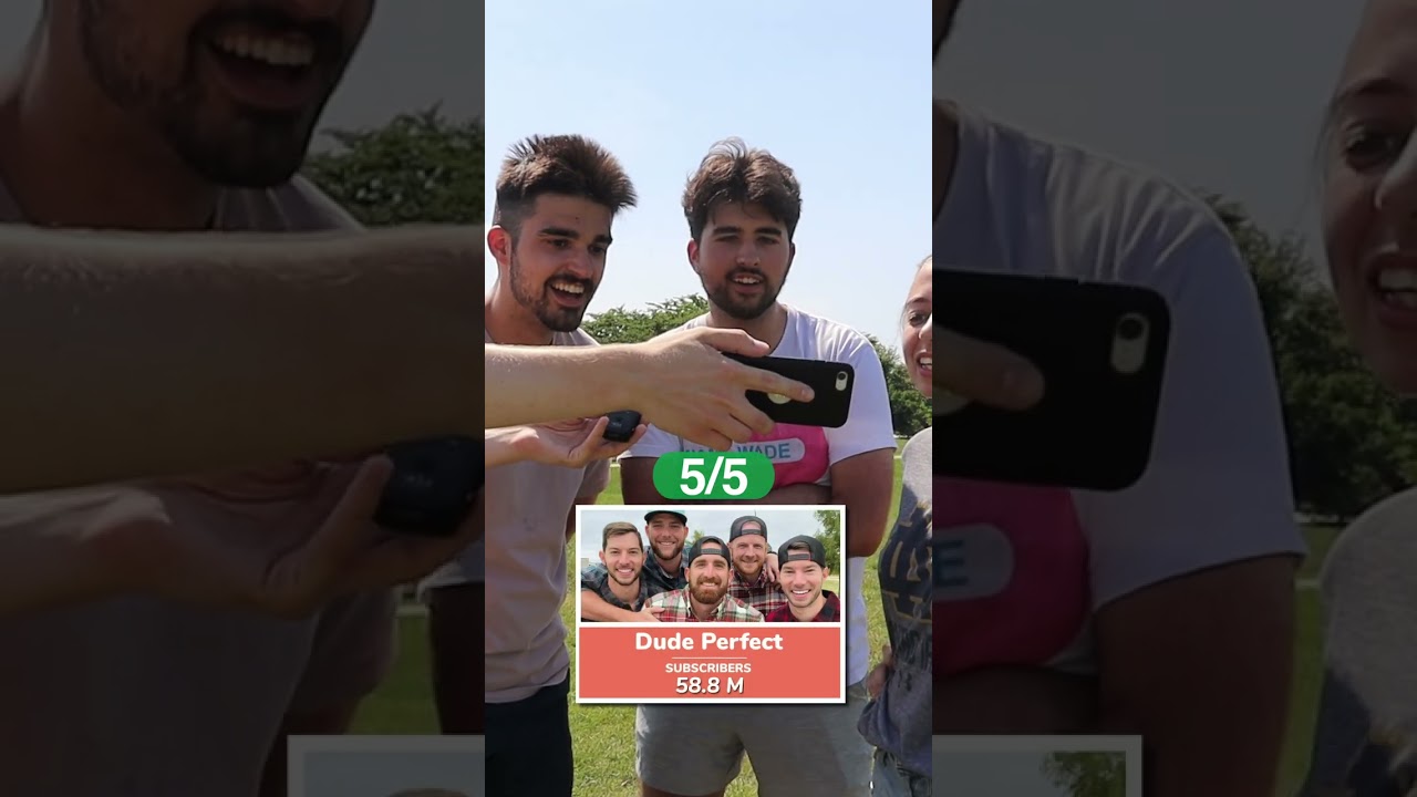 Is Dude Perfect famous? #dudeperfect