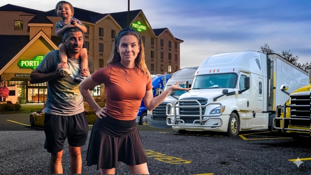 This family slept at America’s classiest truck stop and it was wild