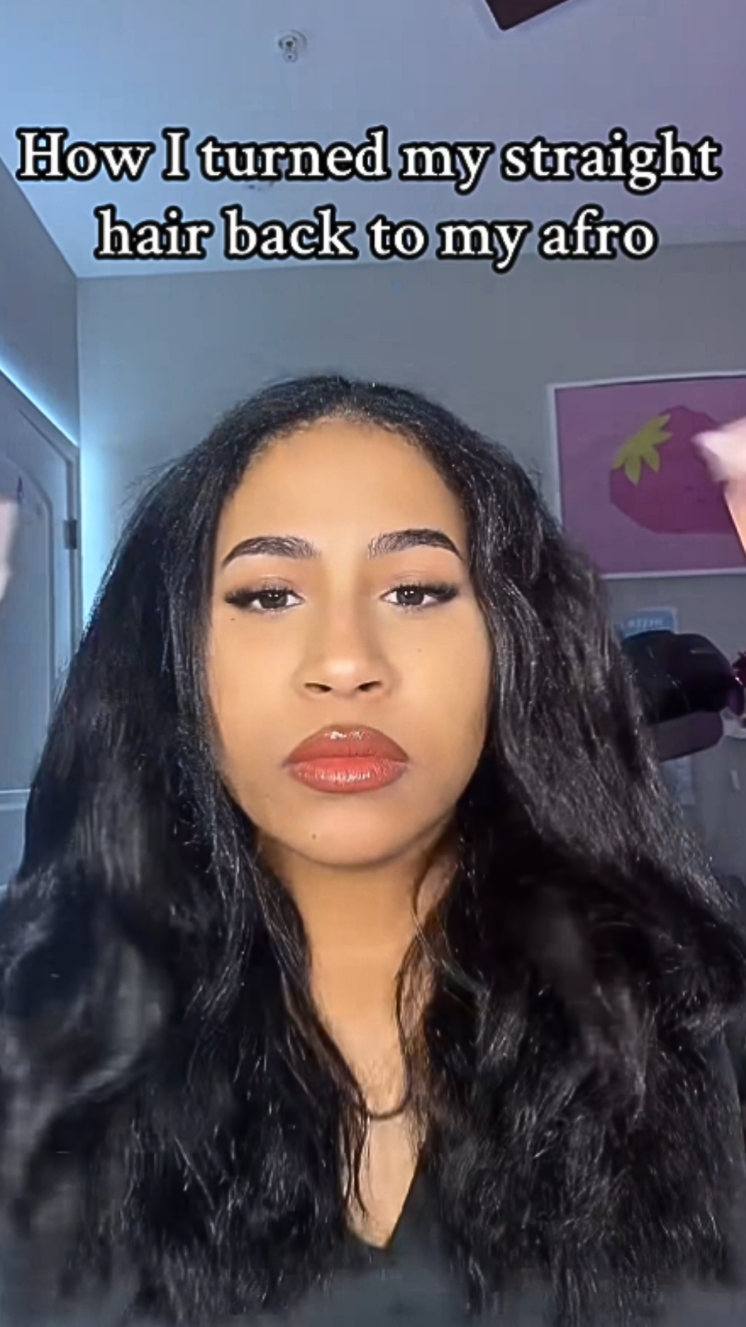 Why curly hair returns after straightening?
