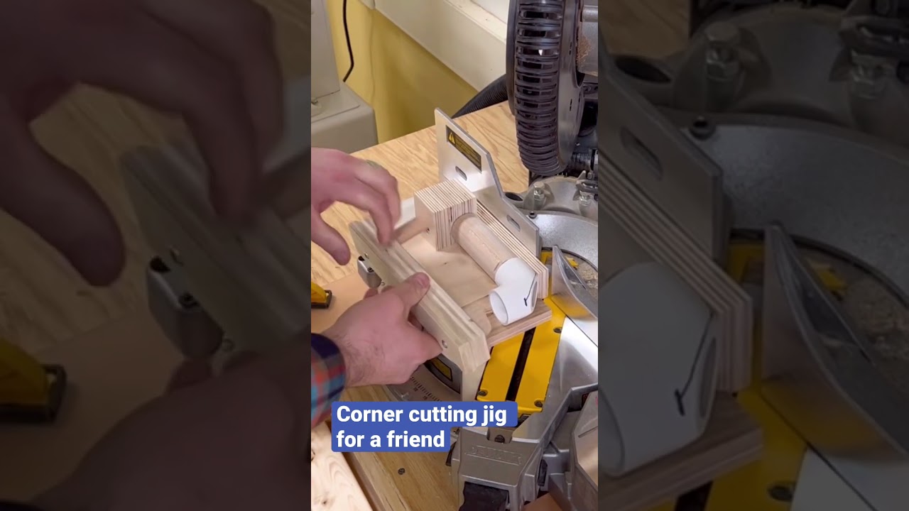 Corner cutting jig for making small periscopes #woodworking # ...