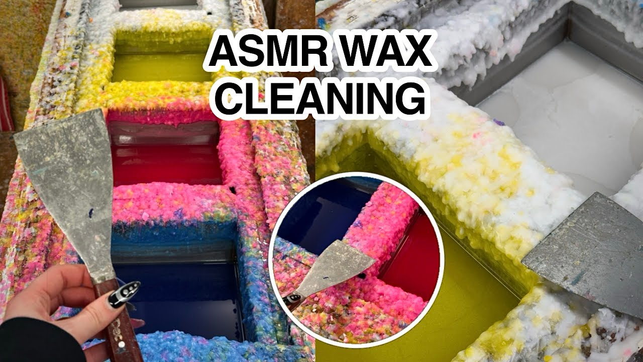 Oddly satisfying wax scrape and clean transformation