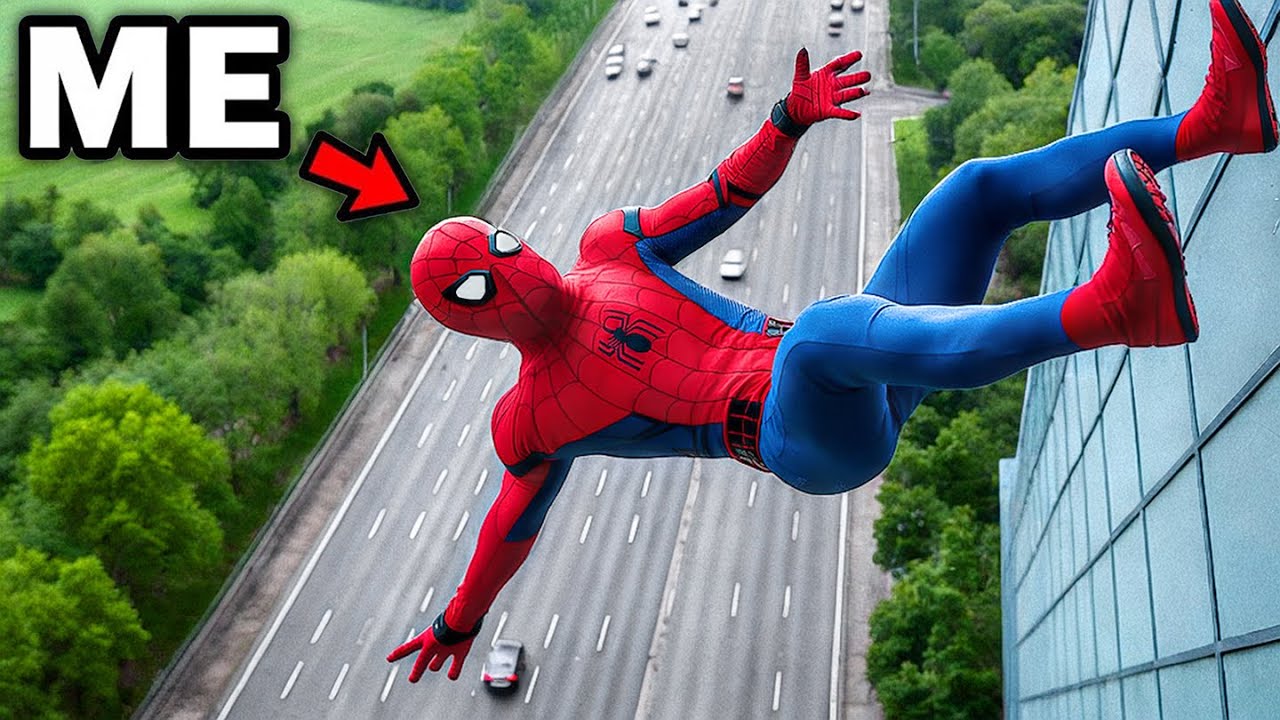 Adventurer attempts some of the most dangerous superhero stunts