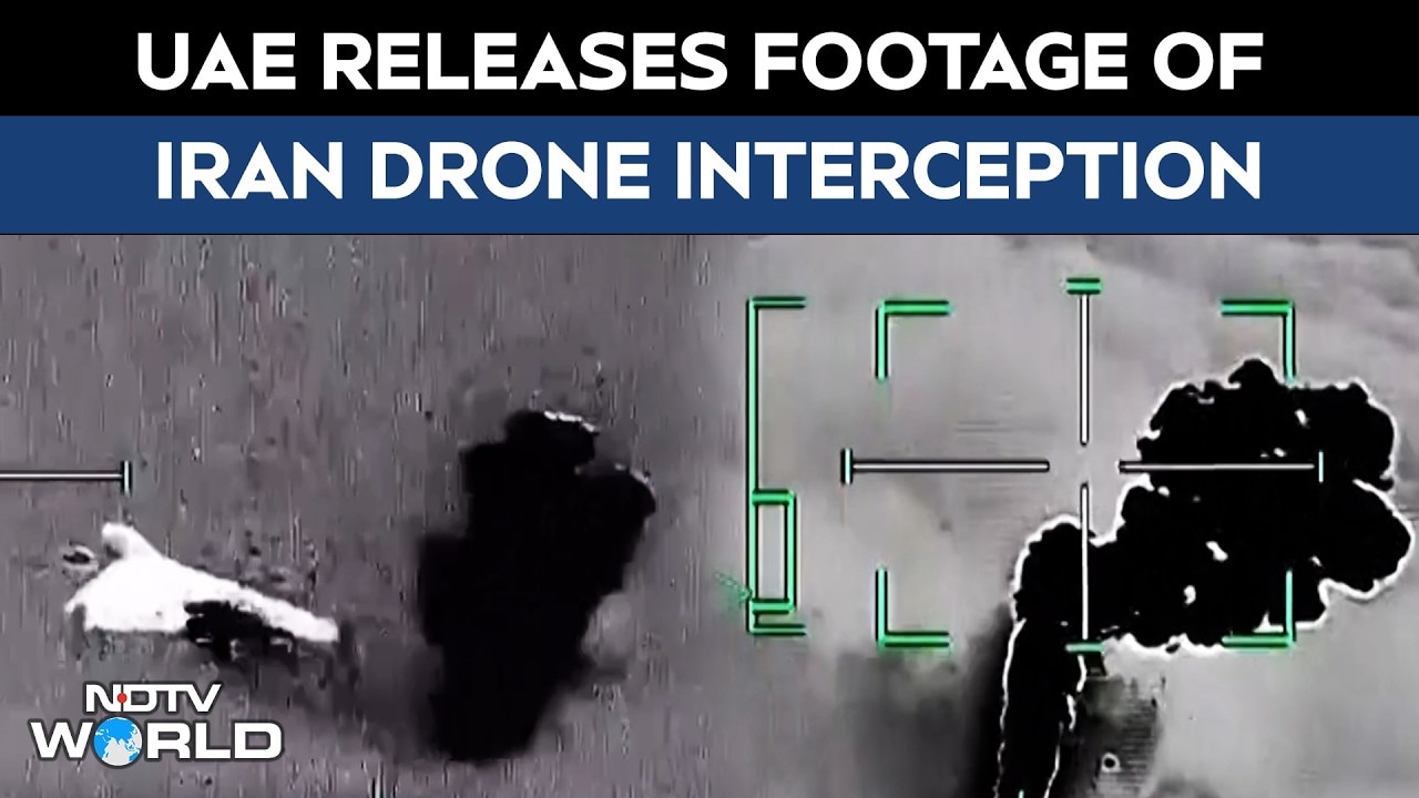 On camera: UAE military helicopters intercept Iranian drones mid-air