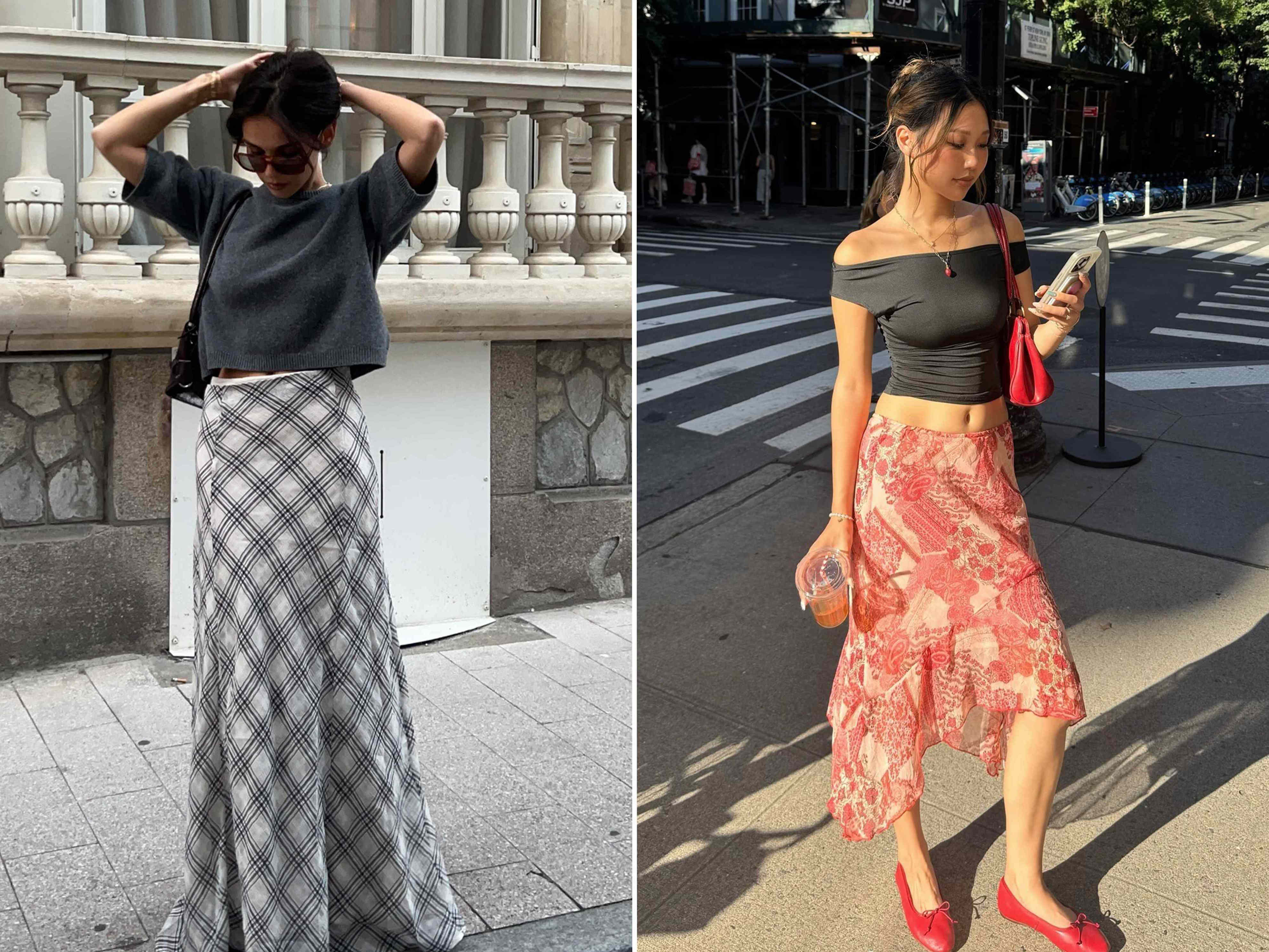 How to choose between maxi vs. midi skirts for your best spring outfits yet
