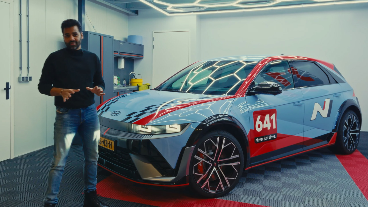 A detailed look at 641 HP high performance Hyundai Ioniq 5 N