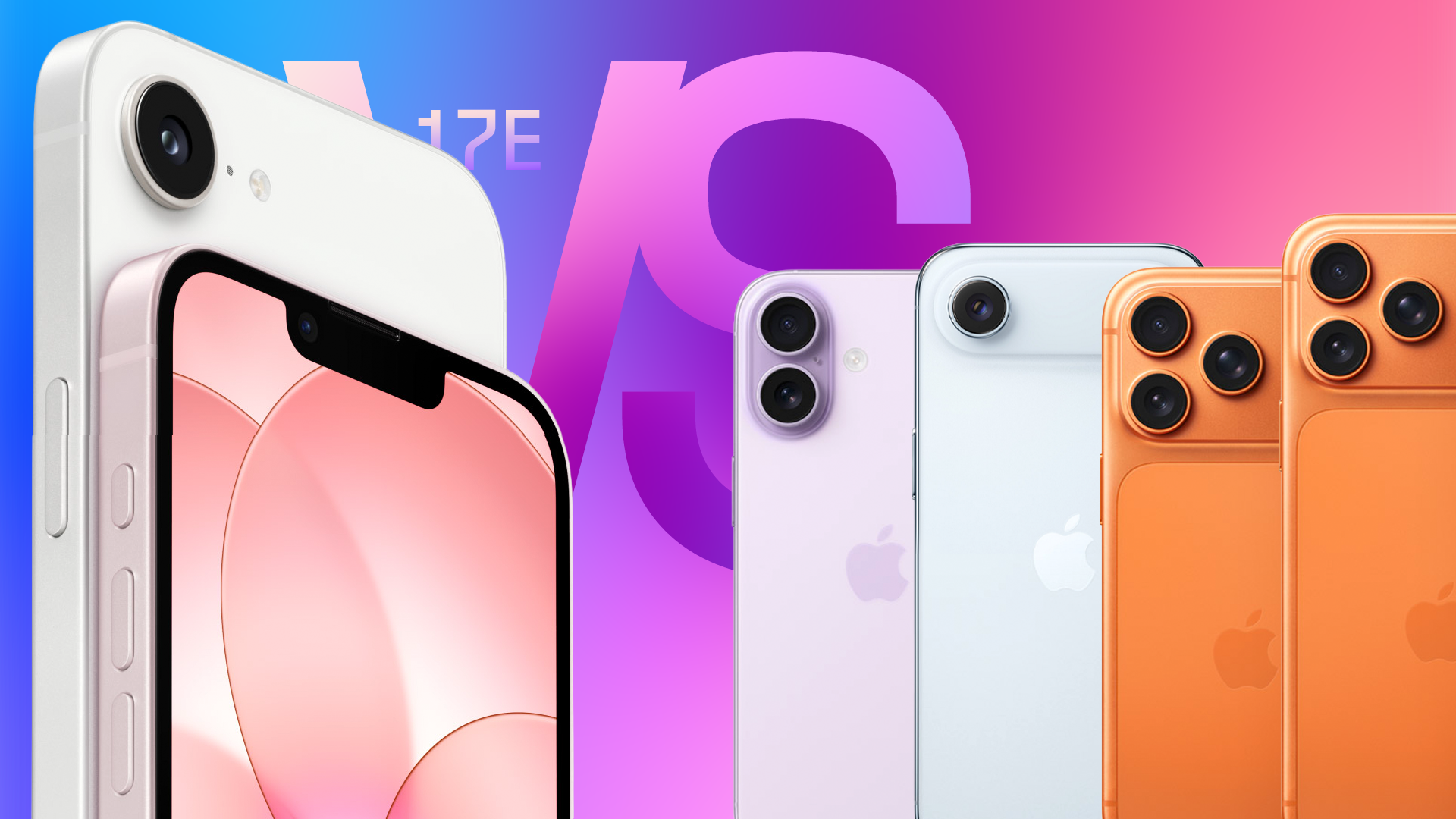 Apple's iPhone 17E vs. iPhone 17, Air, Pro, Pro Max: Comparing the full ...