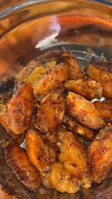 Sweet heat BBQ wings with a kick