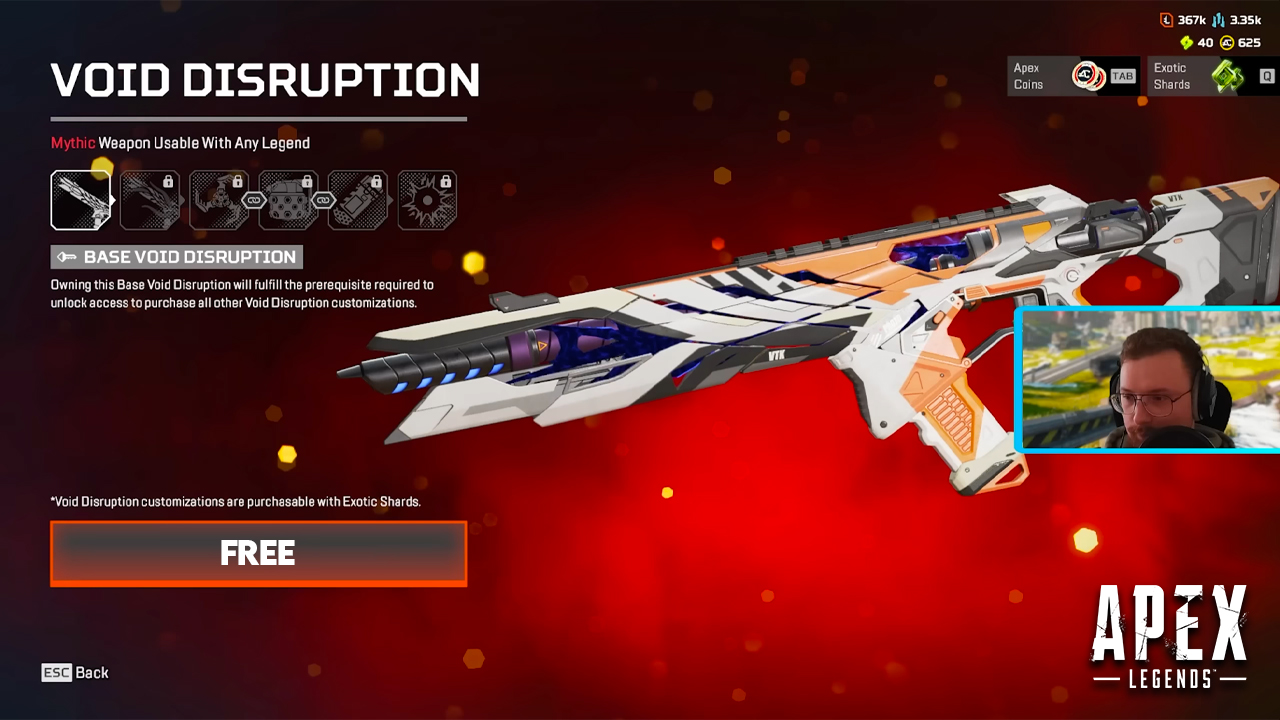 Apex Legends mythic R 301: Free unlock plus a hidden animation discovery