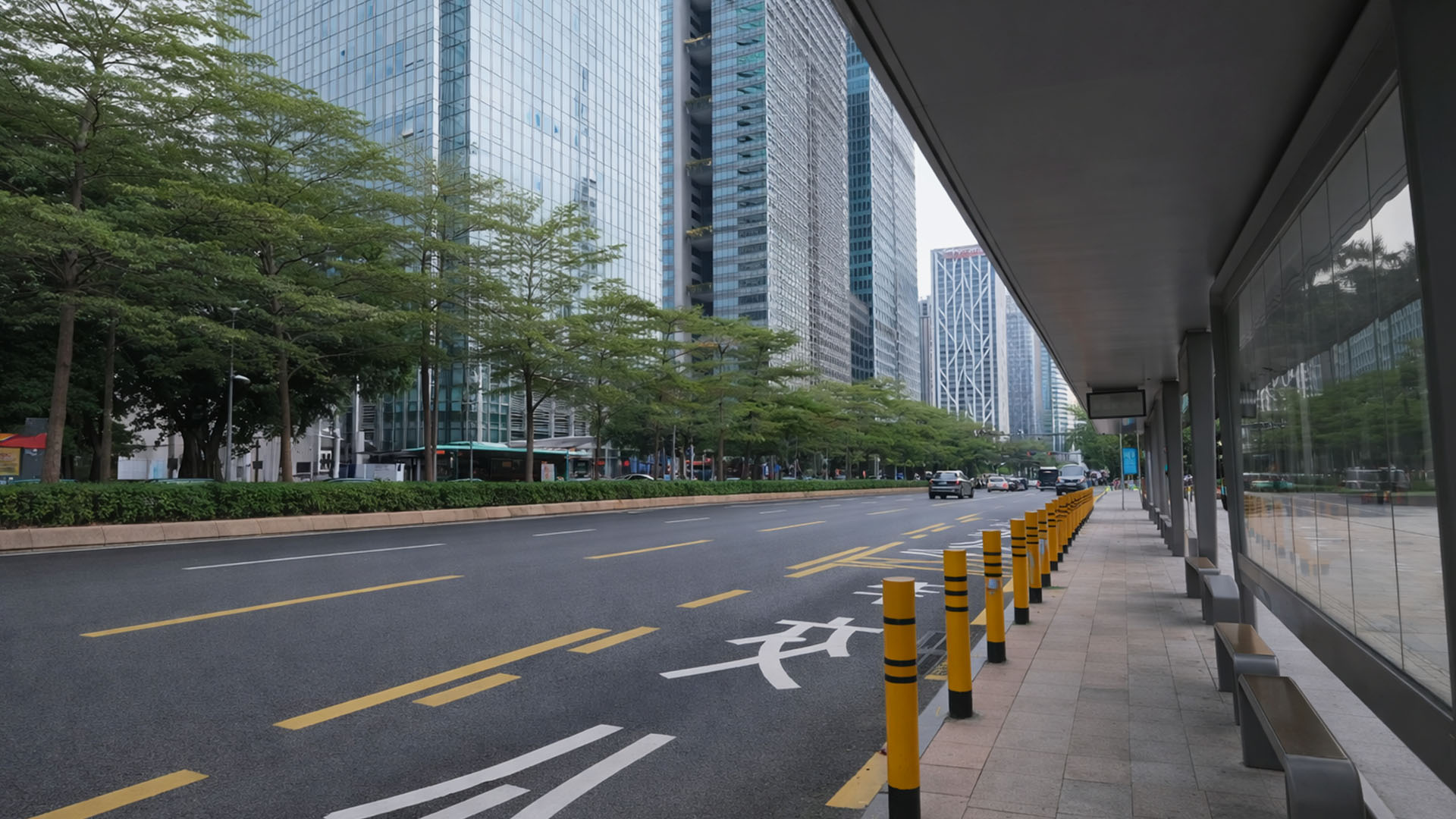 Public Bus Stop Supports Daily Transport China