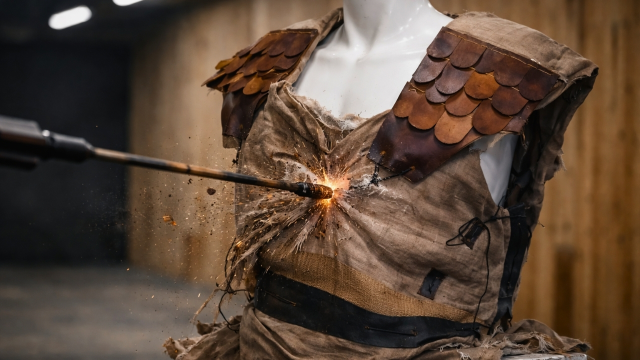 Ancient linen armor faced swords, spears, and arrows and then it went ...