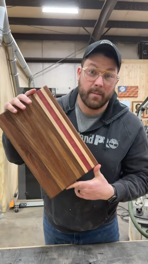 How to make a simple cutting board