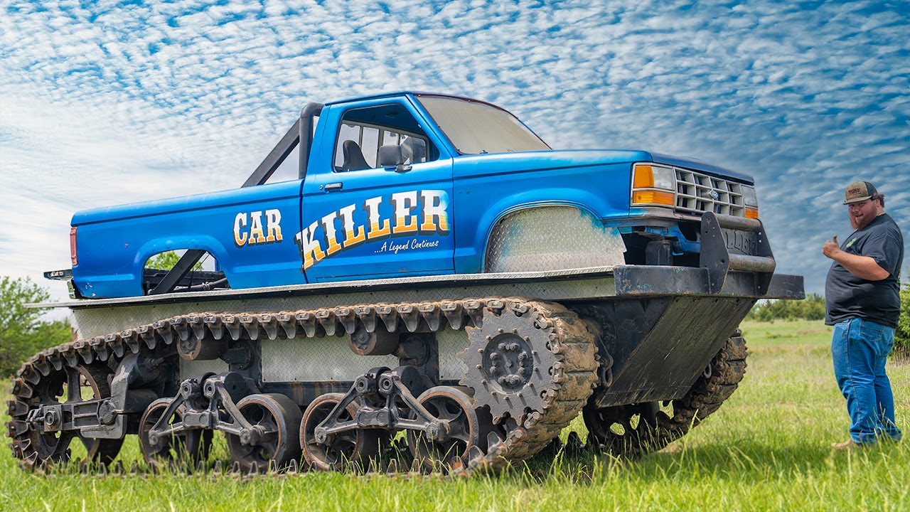 Is this legal? I built a tank out of a truck and smashed cars with it