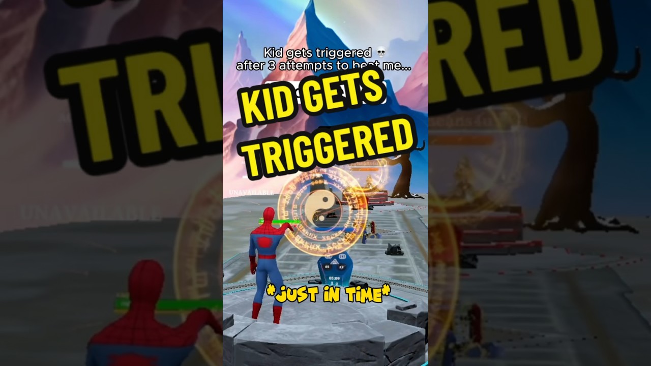 Kid gets triggered after 3 attempts to beat me in #WarOfWizards 😭 # ...