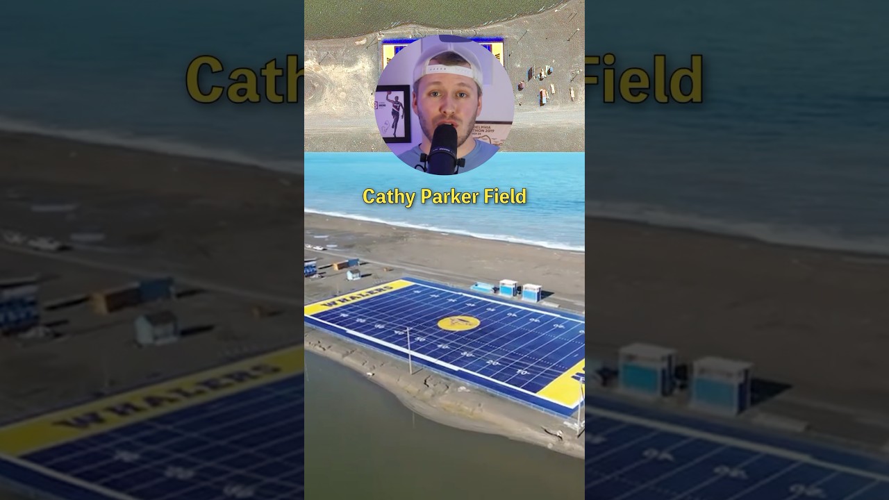 The craziest football field in the world #football