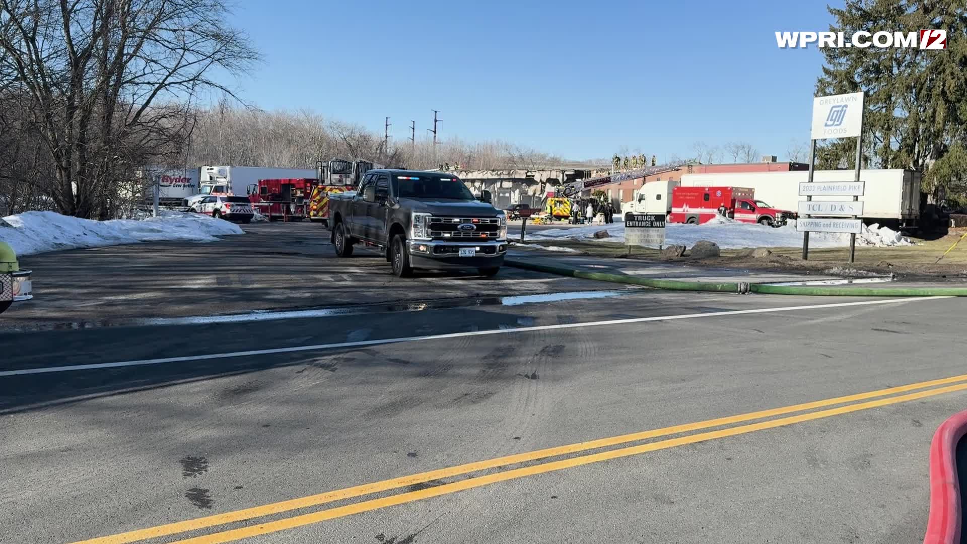 12 News Now: Cranston crews battle building fire