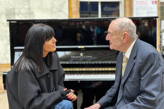 'Oh my' says fan as TV star Claudia Winkleman returns for more filming ...
