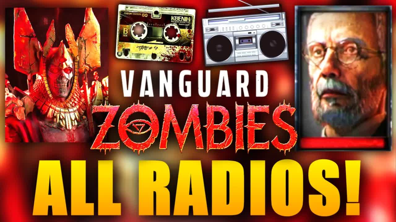 Vanguard Zombies Der Anfang ALL Easter Egg Radios/Runes! The Great War ...