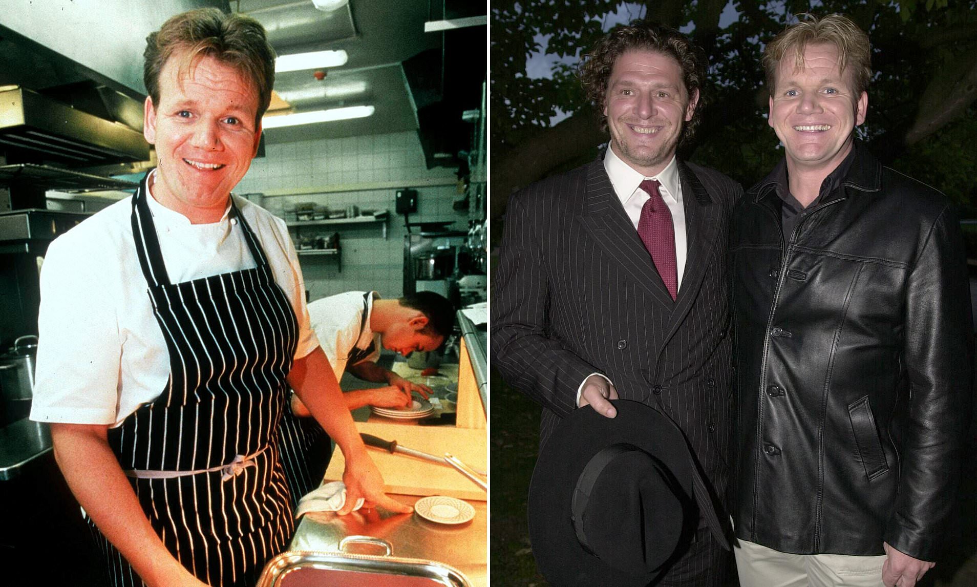 Gordon Ramsay uncharacteristically timid under former boss Marco Pierre ...