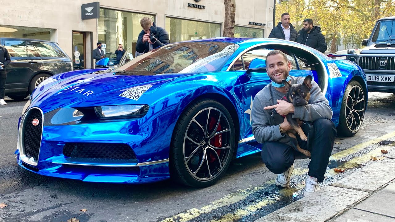 25-Year-Old Wraps His £3 Million Bugatti Chrome