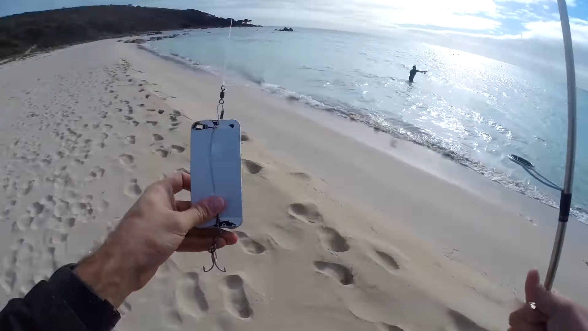 Can we catch a fish using iPhone as a bait