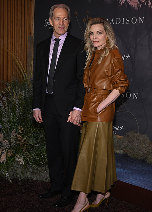 Michelle Pfeiffer makes rare red carpet appearance with hubby of over ...