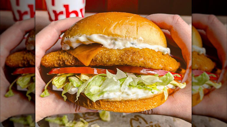 What type of fish is in Arby's crispy fish sandwich?