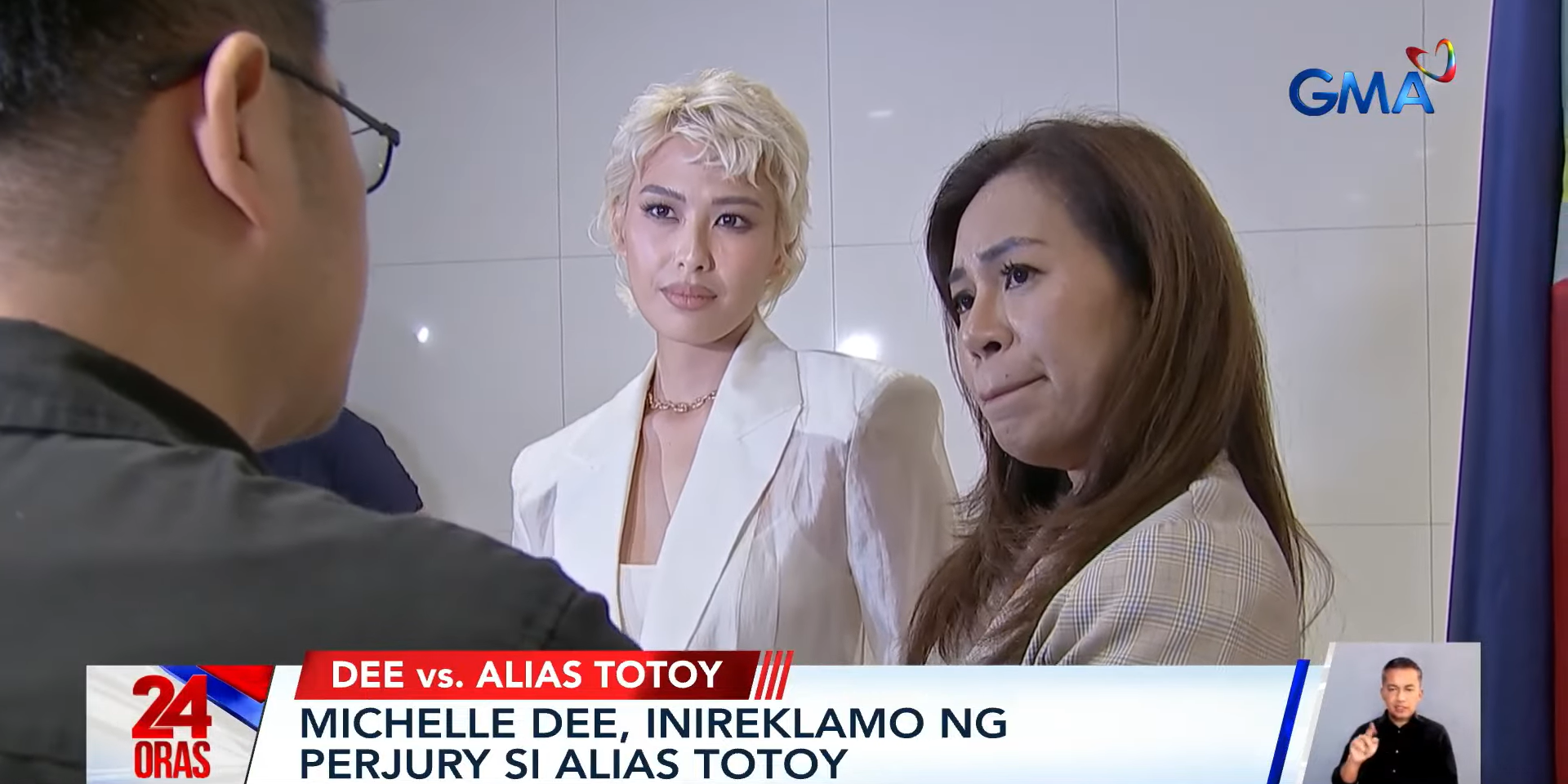 Michelle Dee files perjury complaint vs. alias Totoy