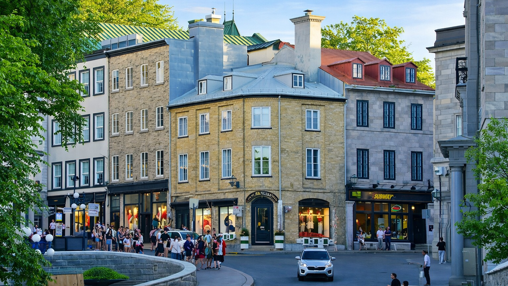 Historic streets and architecture of Quebec City