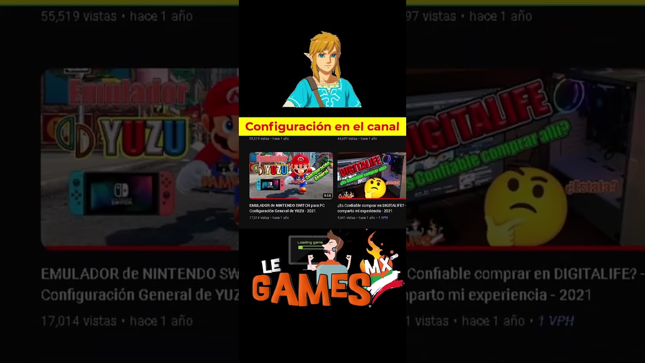 Yuzu emulador - Nintendo Switch en tu PC - configuración actualizada 2023
