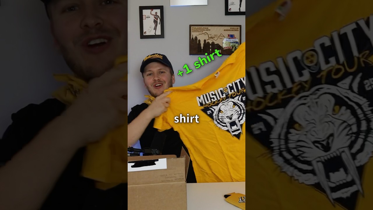 I received a mystery box from an NHL team and there's a game to guess ...