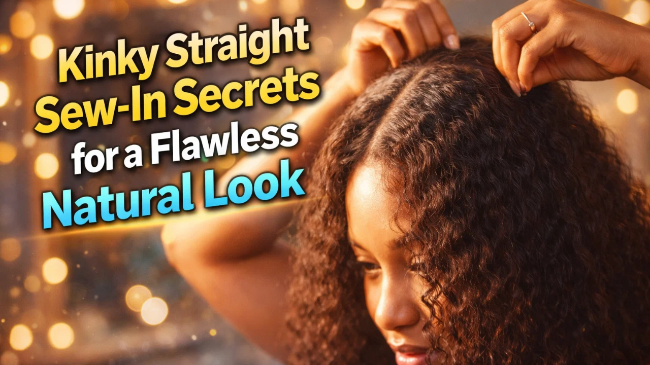 Kinky straight sew-in secrets for a flawless natural look