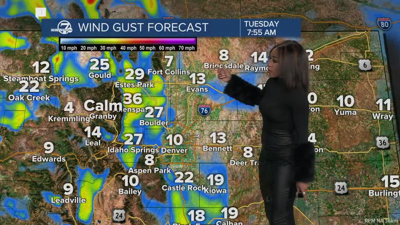 Warm and windy Tuesday brings red flag warning for Denver