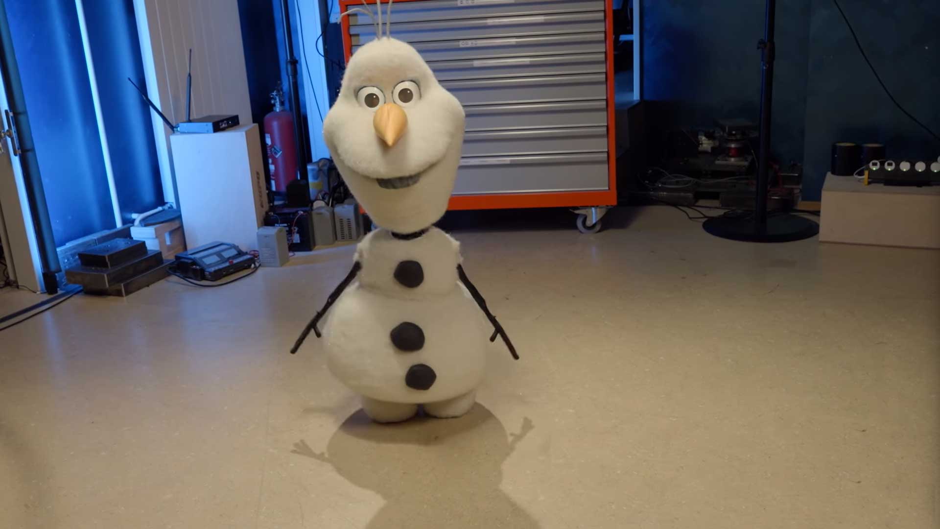 How Disney built a robotic Olaf for its new Paris Frozen land