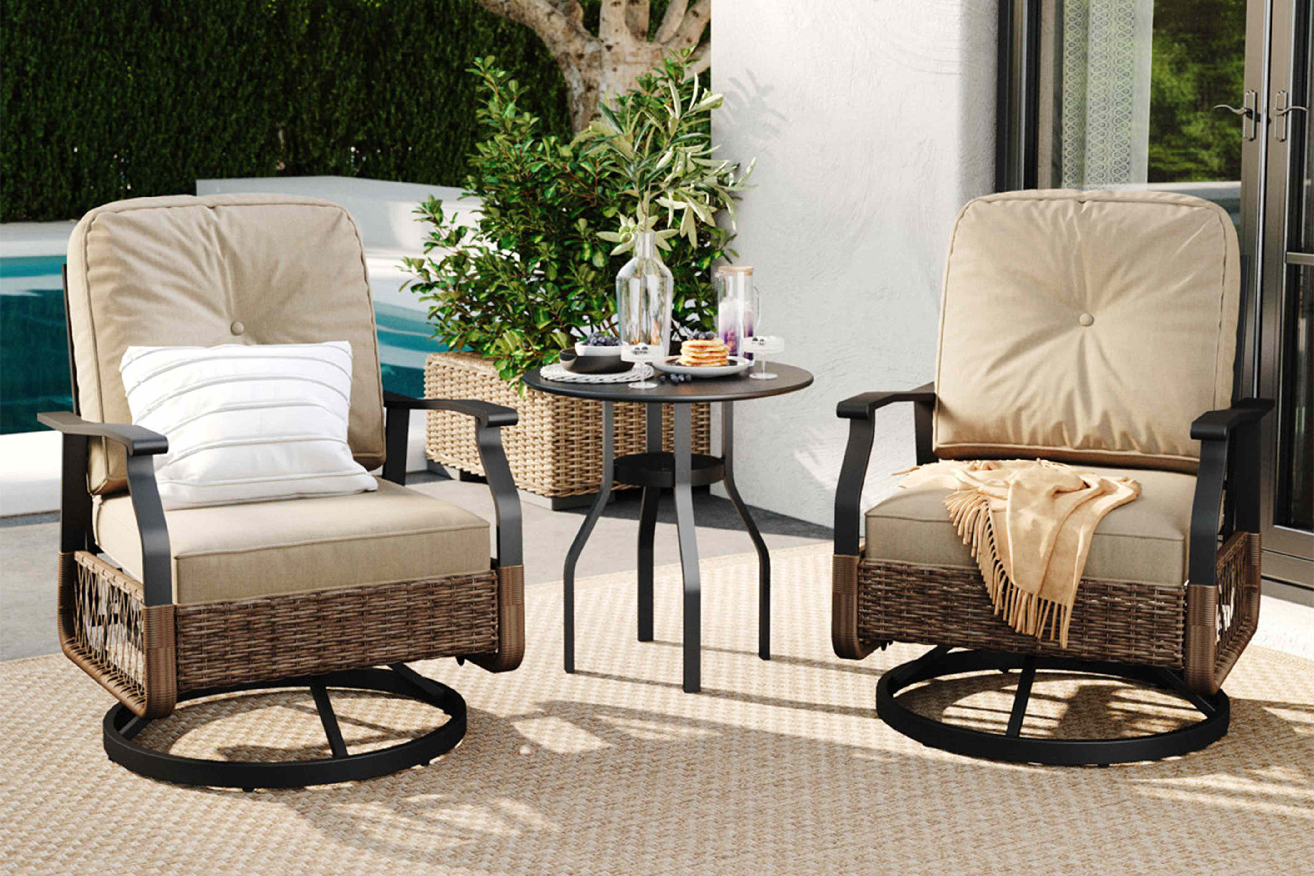 I just found Wayfair's new secret patio section, and it's packed with ...