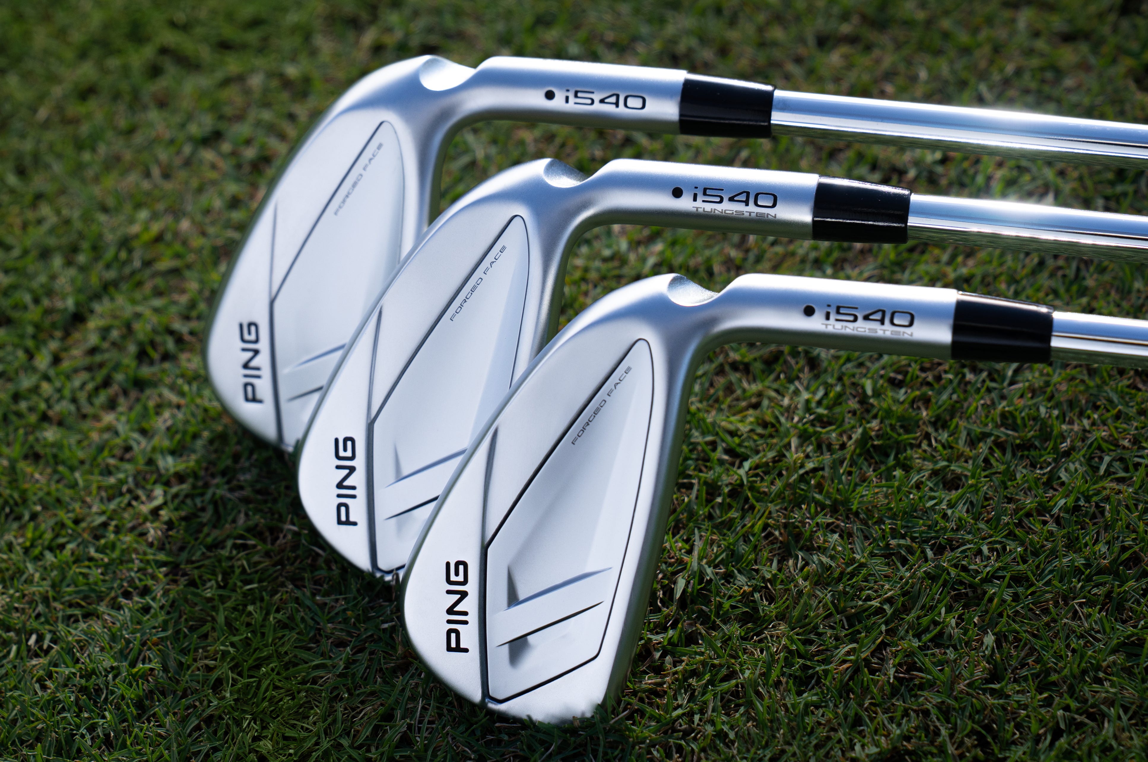 Ping i540 irons deliver more distance in a compact players shape