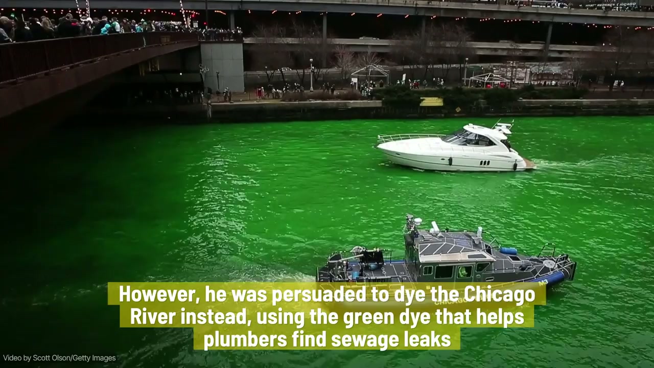 Why do they dye the Chicago River green?