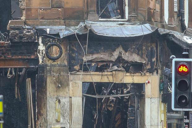 Shocking pictures show scenes of devastation days after Union Street fire