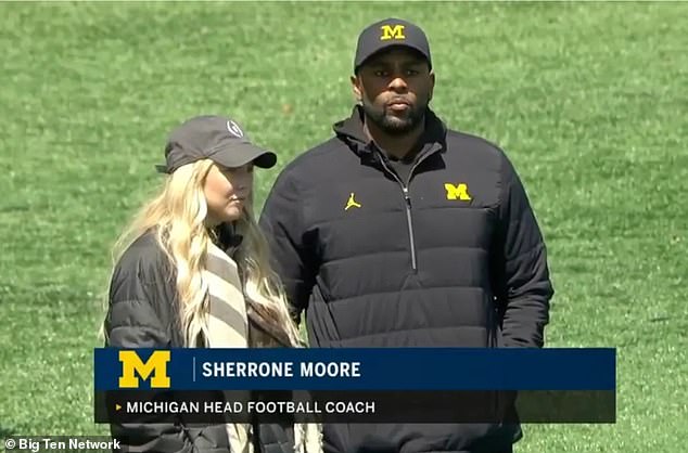 Sherrone Moore's assistant Paige breaks silence with bombshell claim