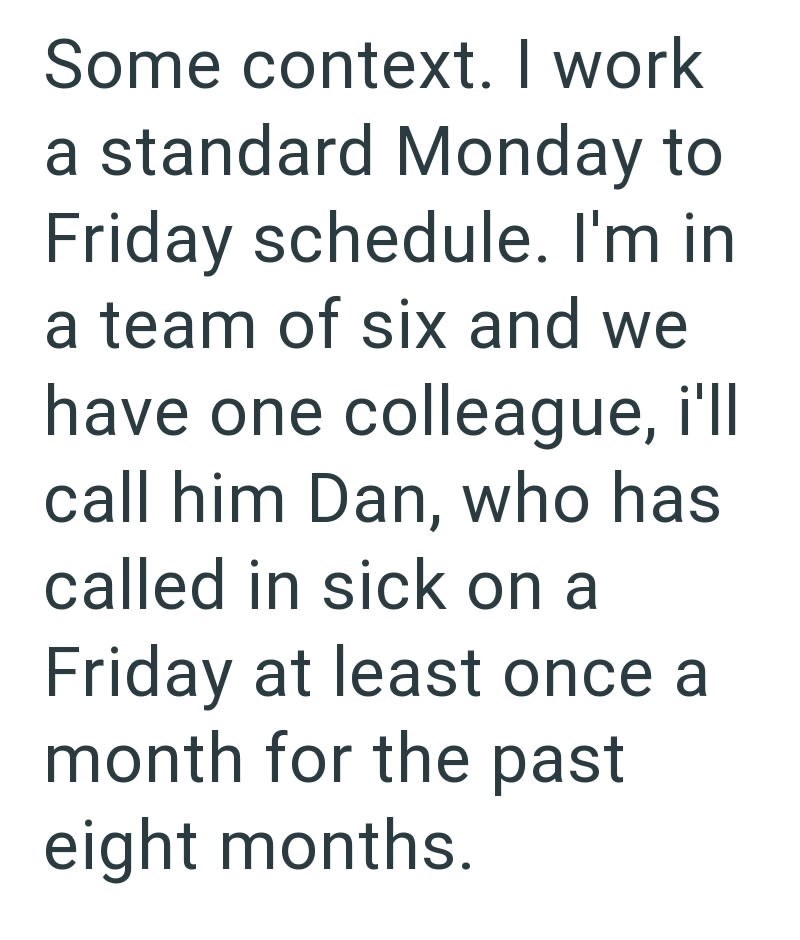 Employee refuses to cover for coworker who has constantly called out of ...