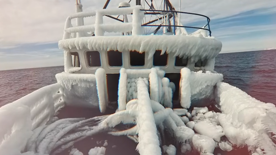200 crab pots loaded on deck - then the ship disappeared in 4 minutes