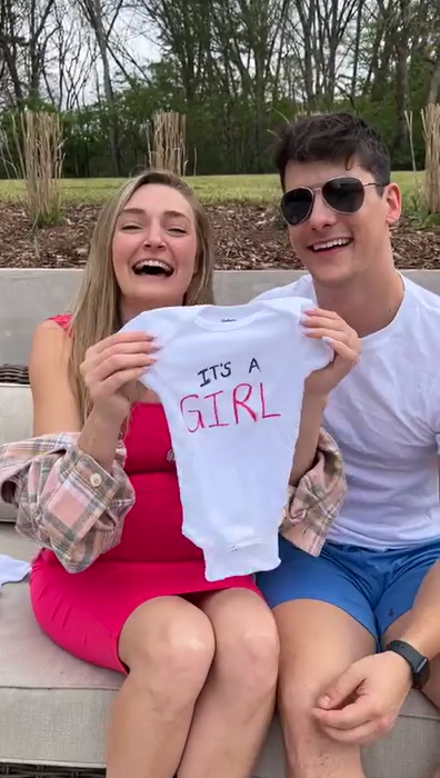 A couple so happy you can feel the joy