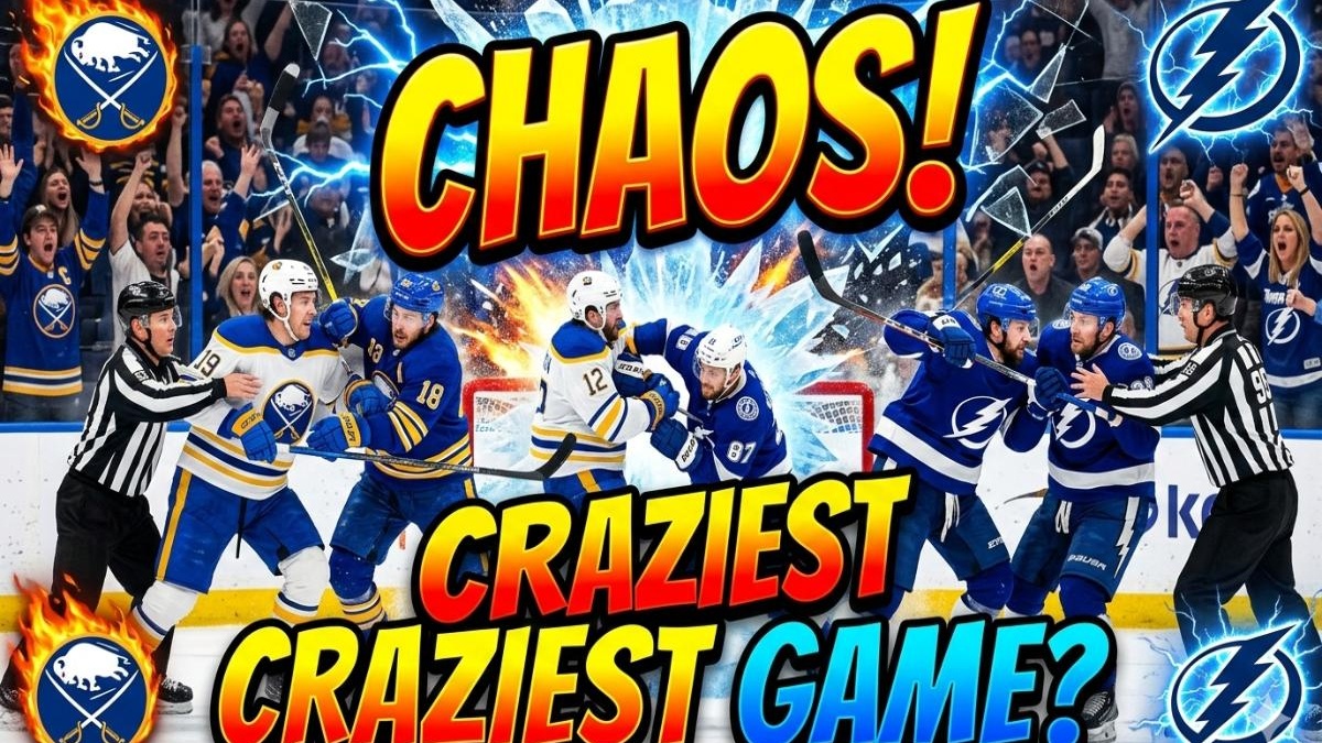 Sabres vs Lightning turns into NHL chaos craziest game of the season?