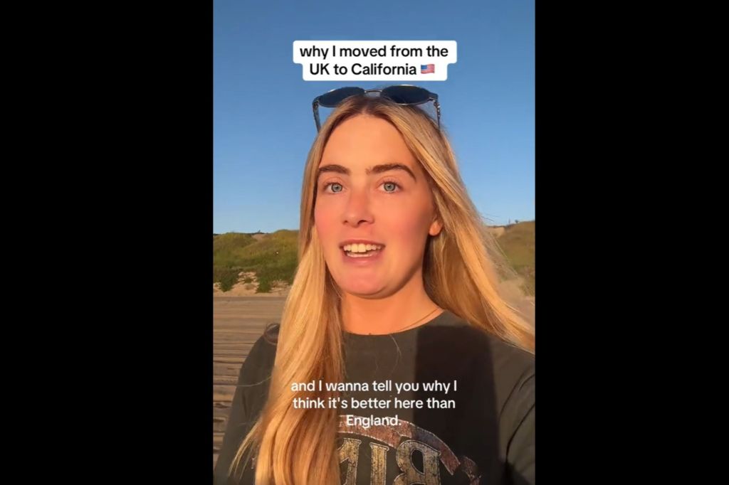 Gen Zer has scathing message for UK after 10 months in California